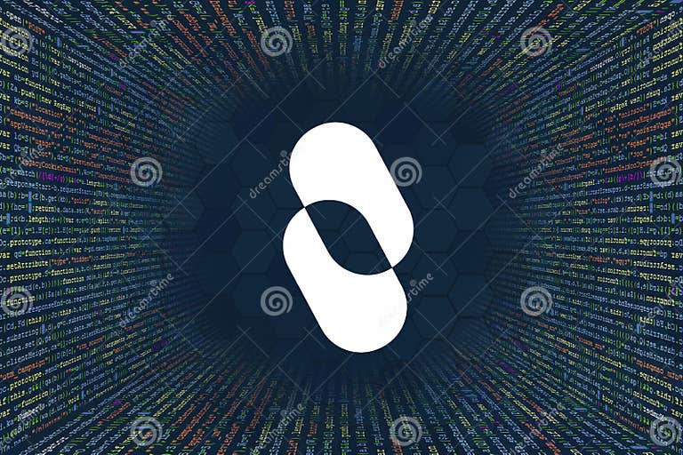 Atmchain Atm Cryptocurrency Symbol A Tunnel From A Computer Program Code Programmer Strings 