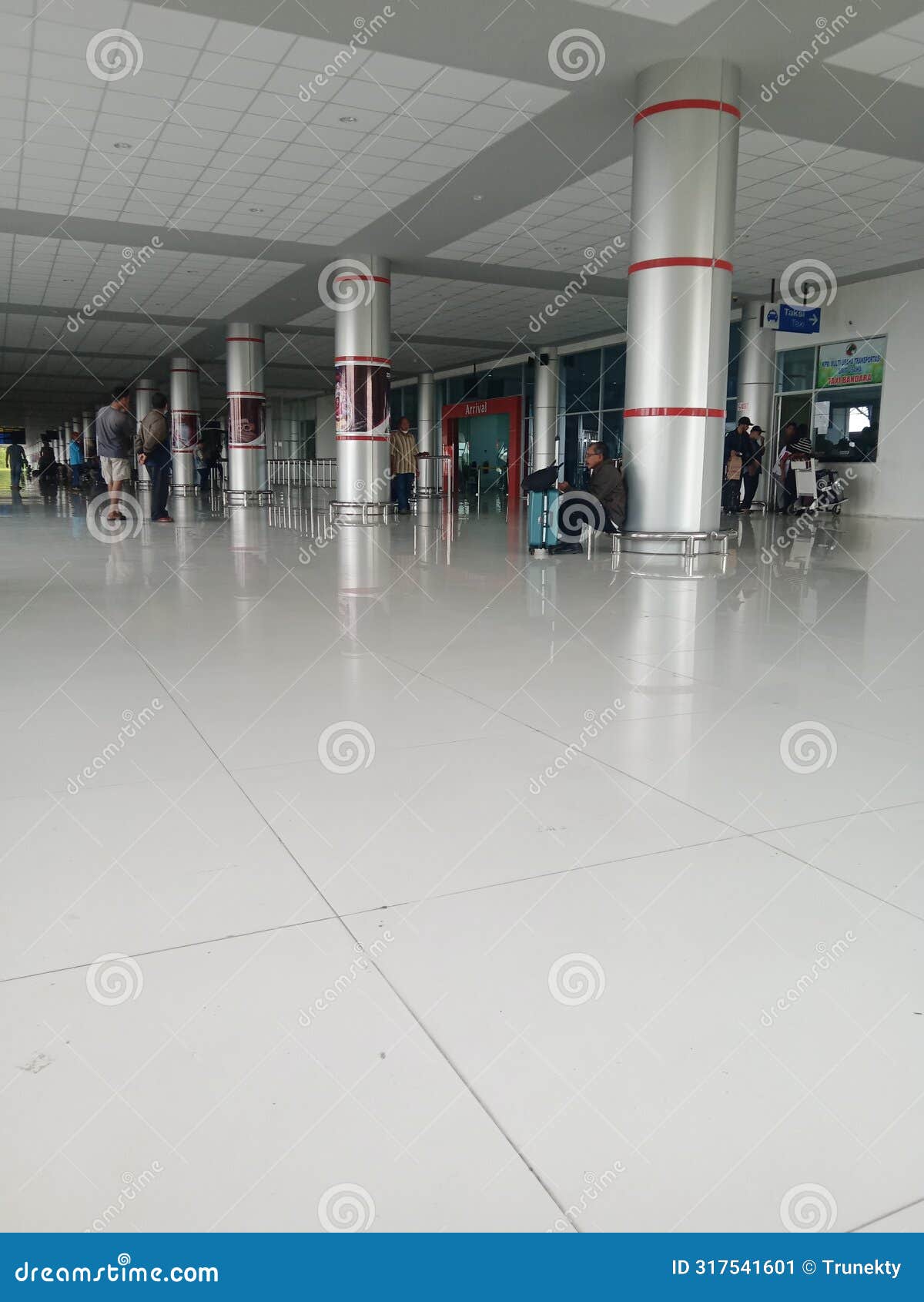The Atmosphere at the Airport is Empty of Visitors Editorial Photo ...