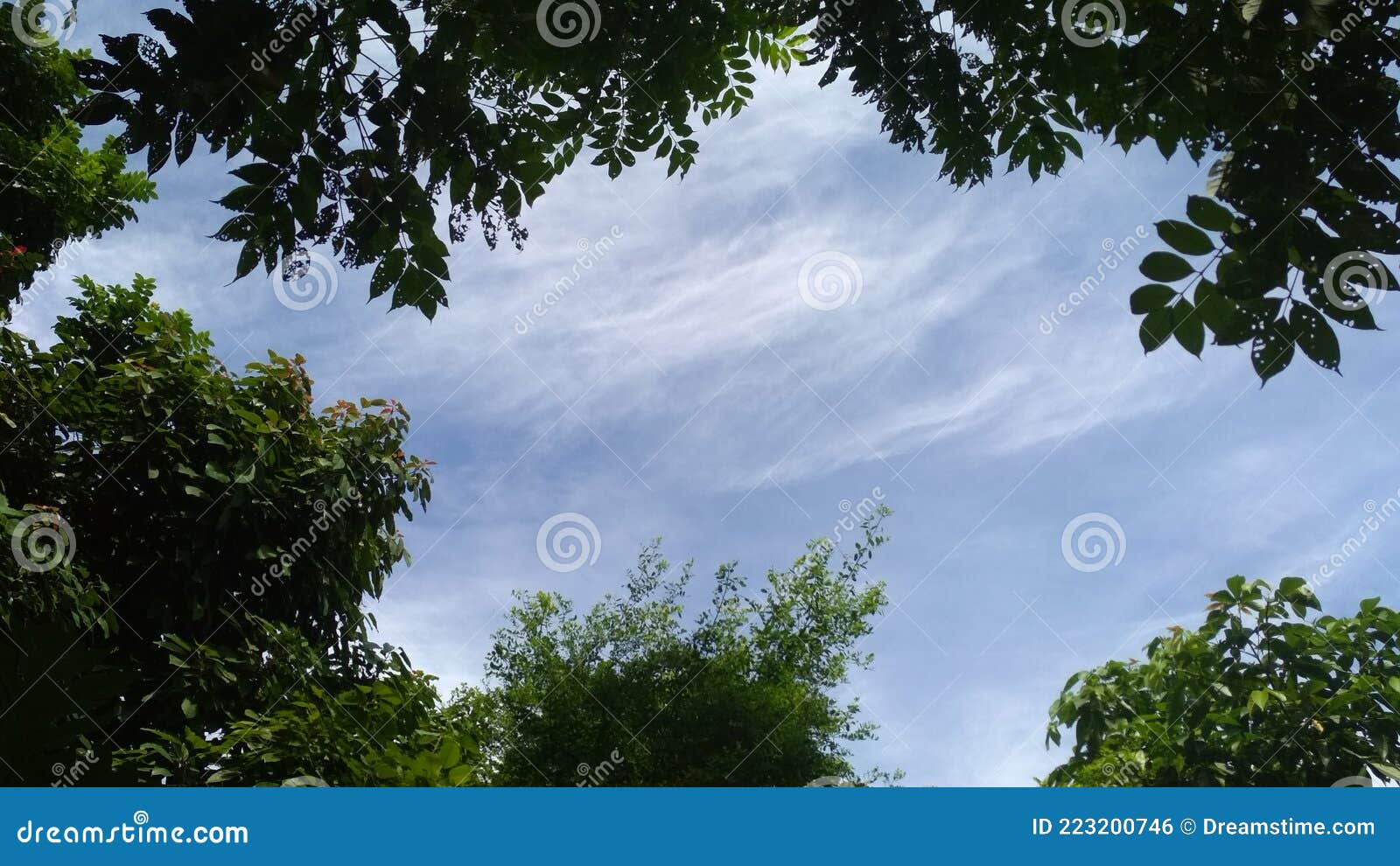 The Atmosphere of a Clear Sky during the Day Stock Photo - Image of ...