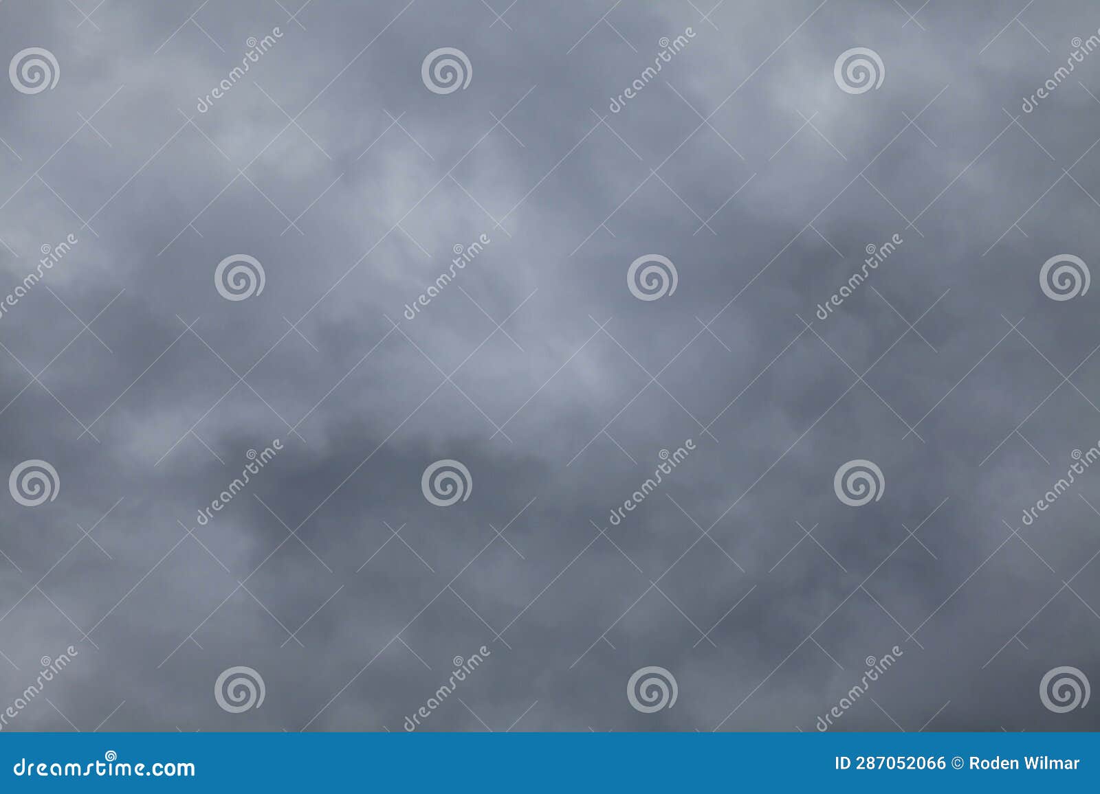 Atmosphere and Formation of Rain. Low Hanging Clouds with Rain on the ...