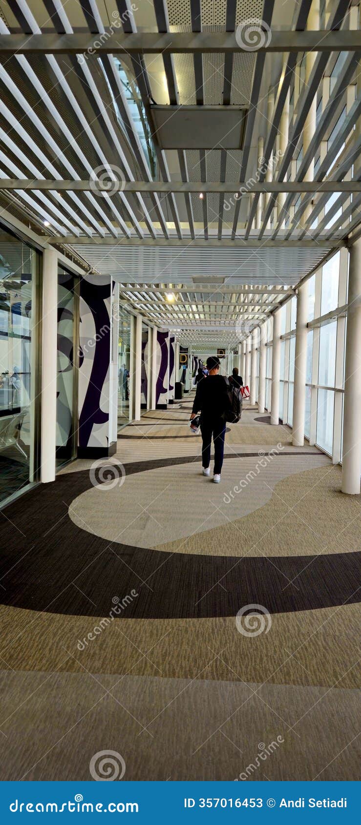 The Atmosphere of the Queue in the Boarding Corridor of the Kualanamu ...
