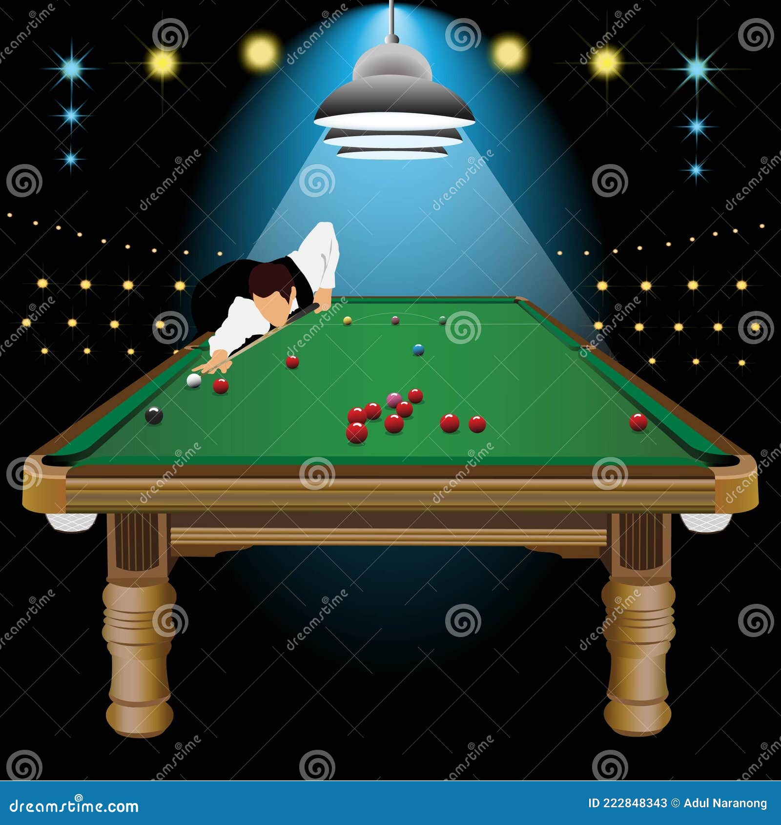 Snooker Sport, Snooker Tournament Stock Vector - Illustration of pink ...