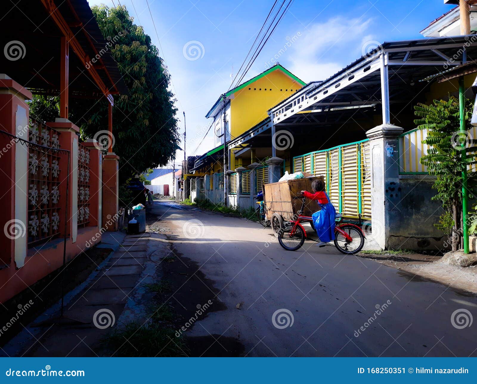 The Atmosphere of the Street in a Rural Corner Editorial Photo - Image ...