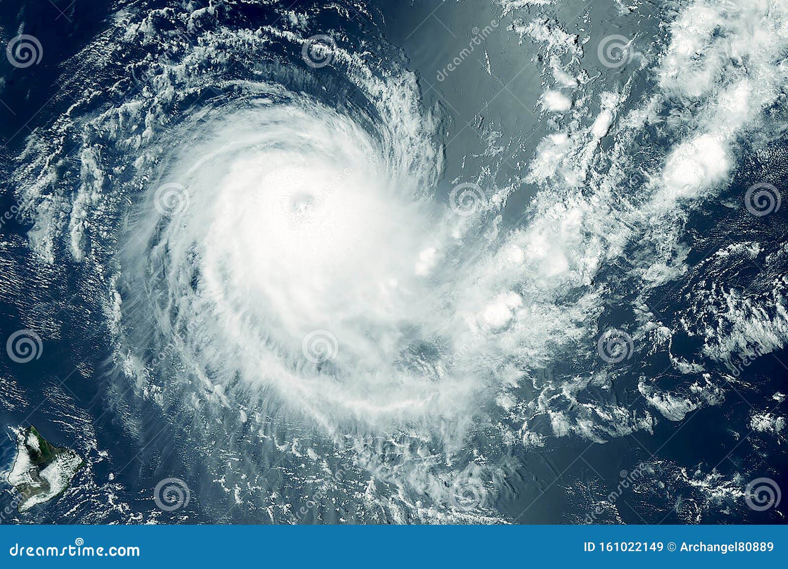 Atmospheric Cyclone from Space. Elements of this Image Were Furnished ...