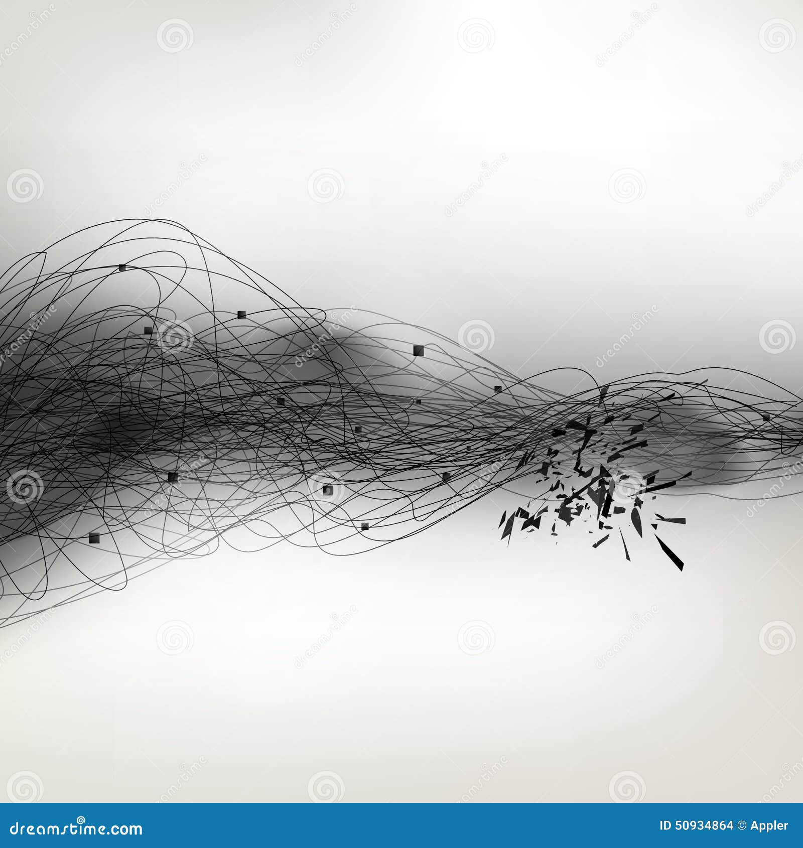 Atmospheric Drawing Linear Waves Stock Vector - Illustration of flow ...