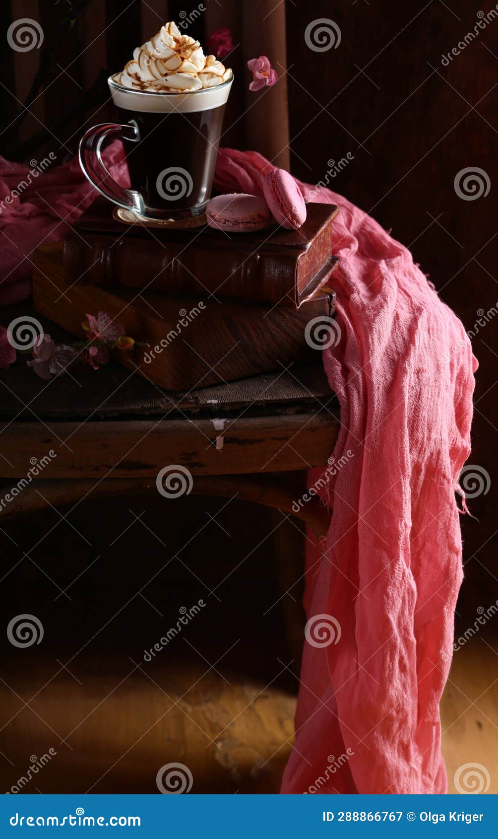 Atmospheric Still Life Dessert Stock Image - Image of table, decoration ...