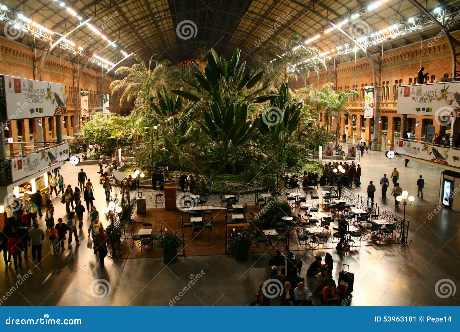 Atocha Railway Station in Madrid Editorial Photo - Image of madrid ...