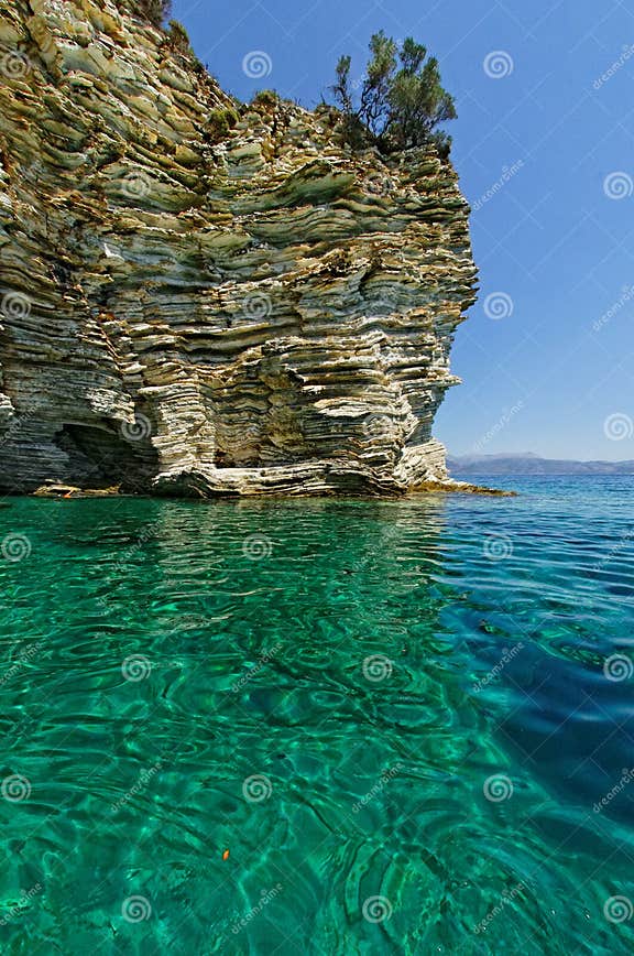 Atokos island stock image. Image of rocks, scenery, summer - 29301107