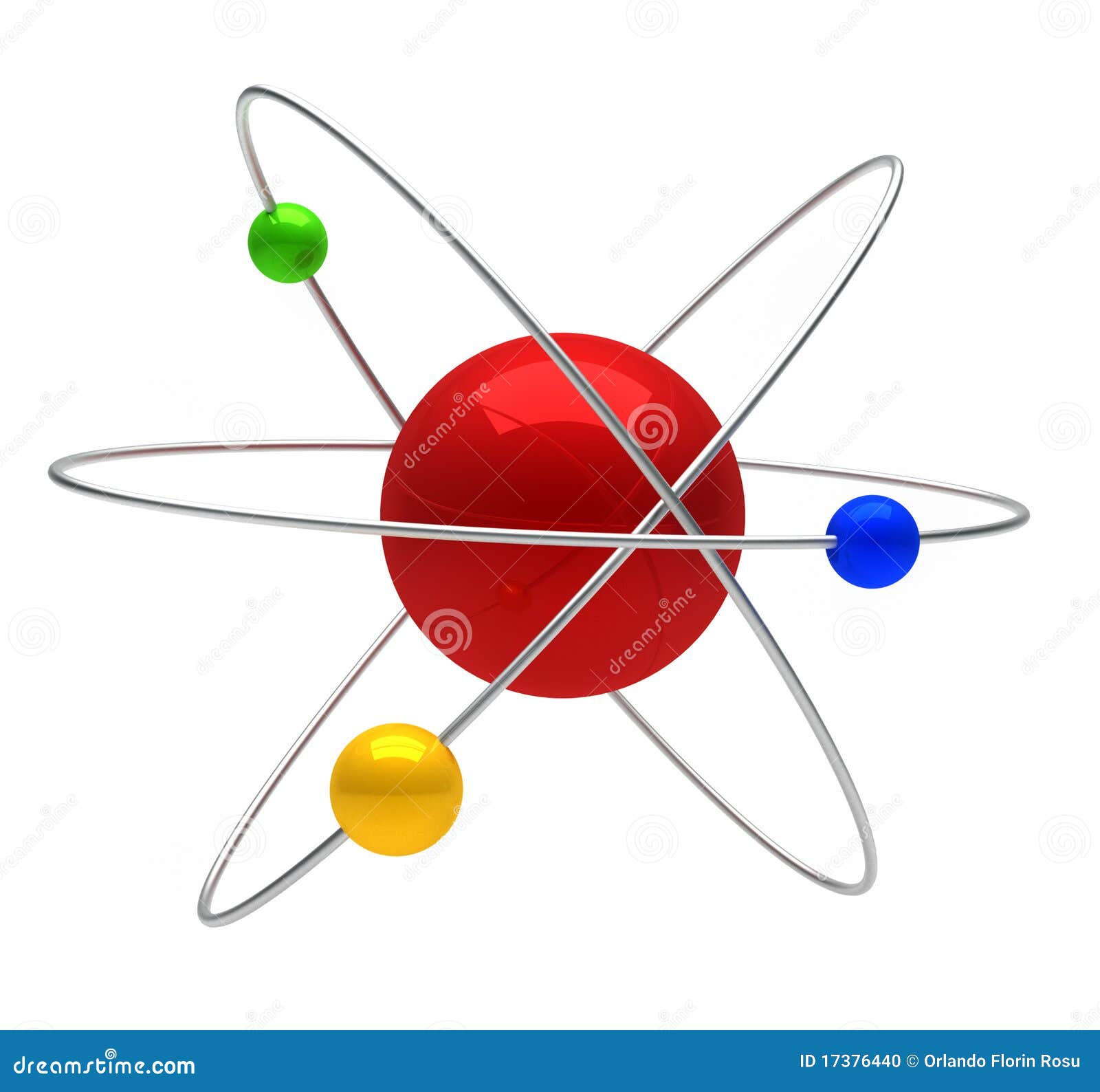 Atom stock illustration. Illustration of atom, science - 17376440