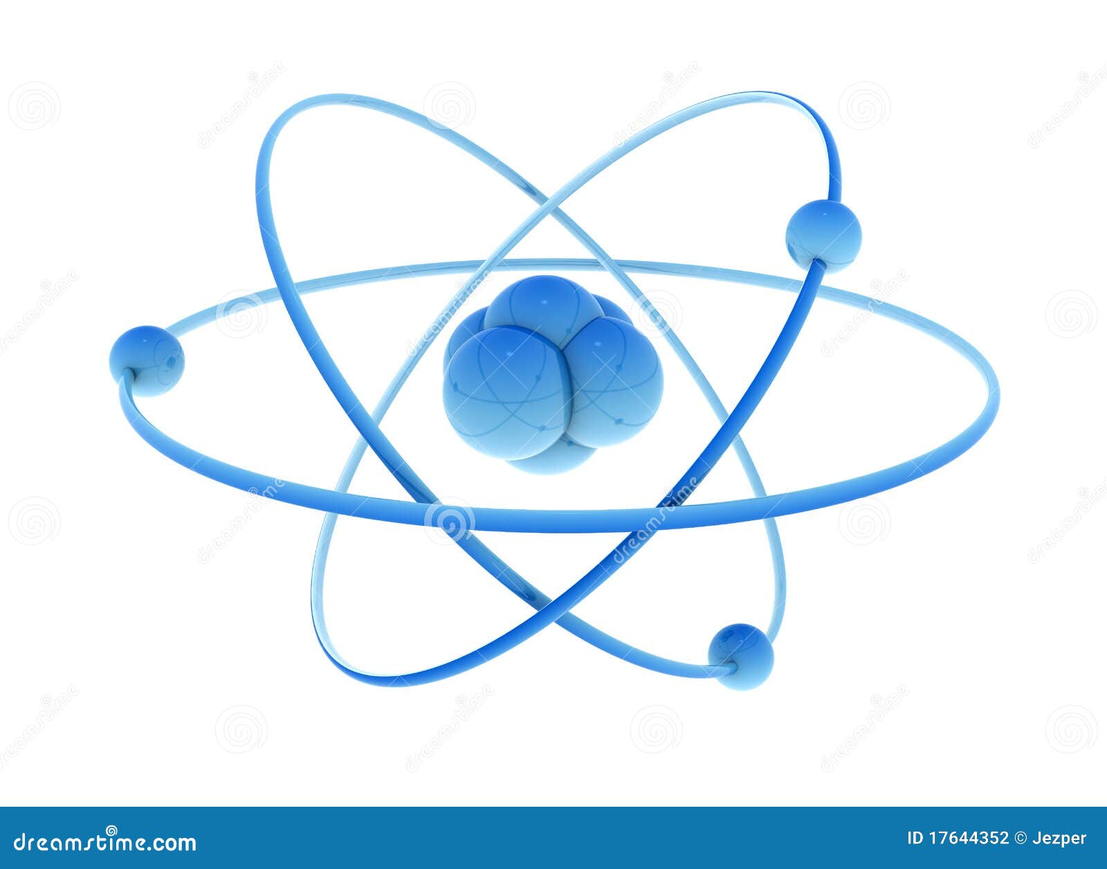 Atom stock illustration. Illustration of microscopic - 17644352