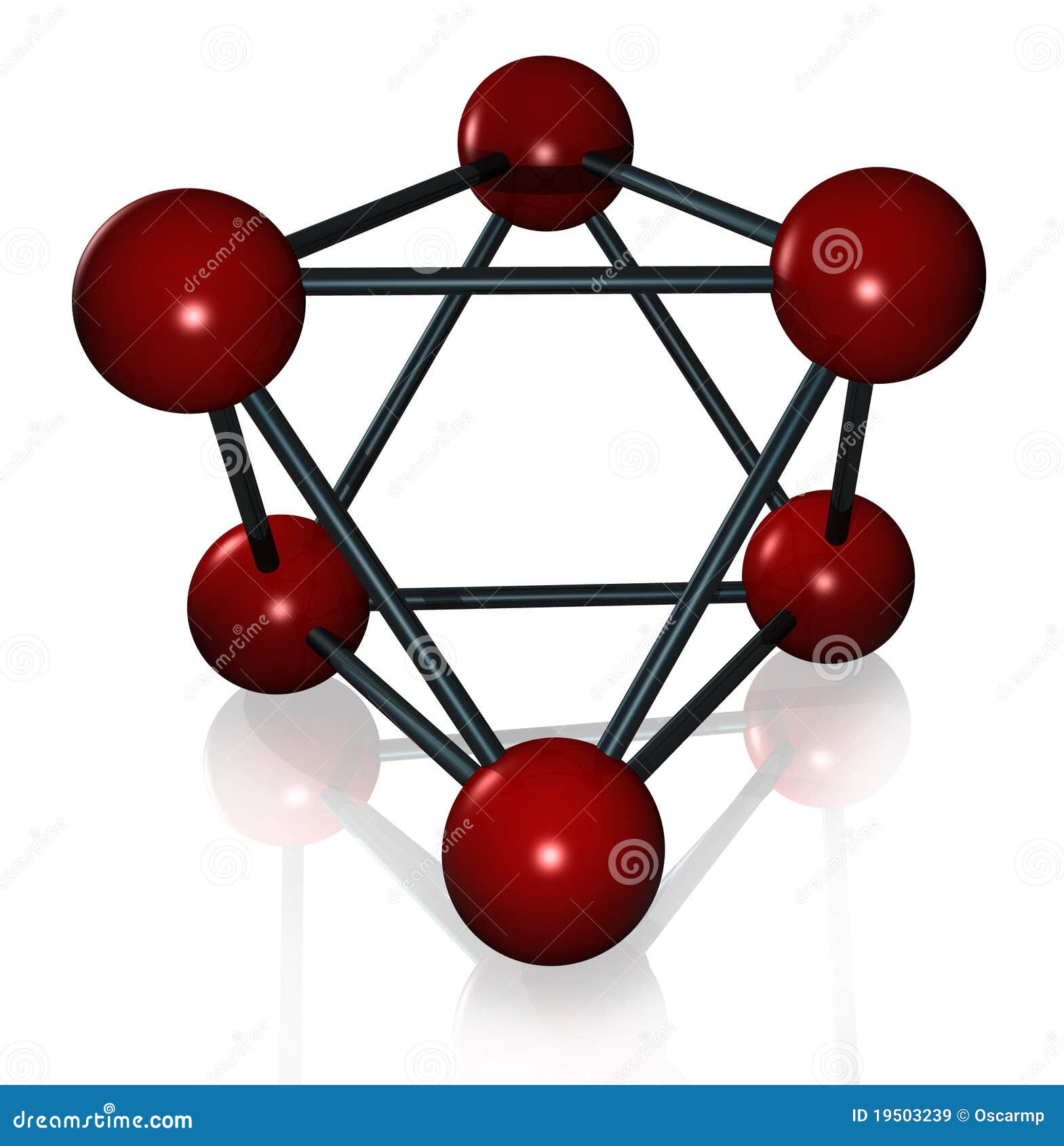 Atom-2 stock illustration. Illustration of molecule, structures - 19503239