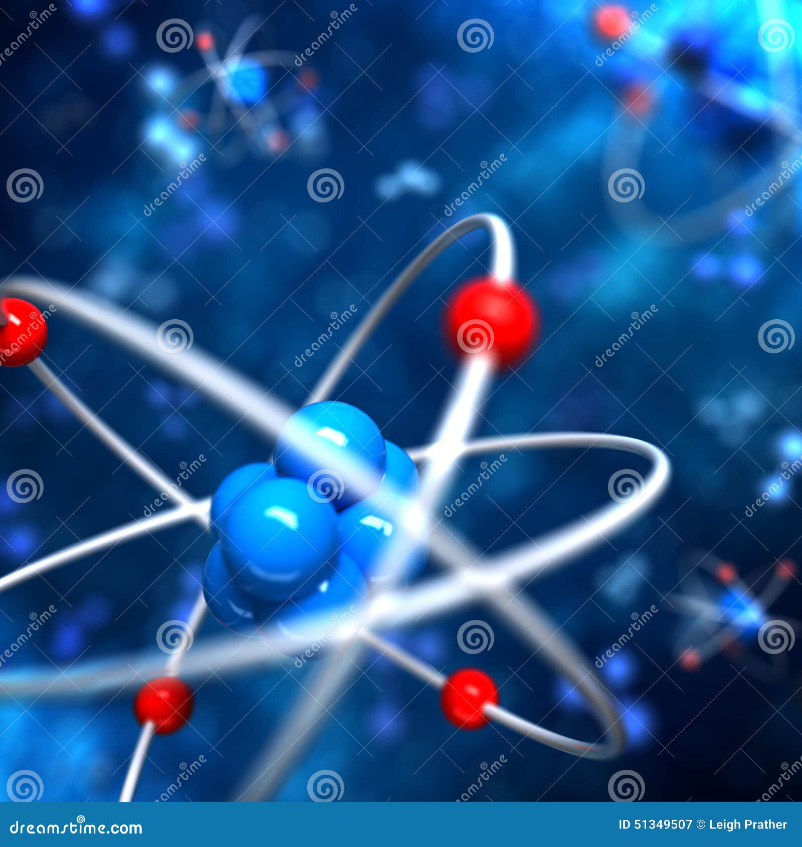 Atom abstract background stock illustration. Illustration of connection ...