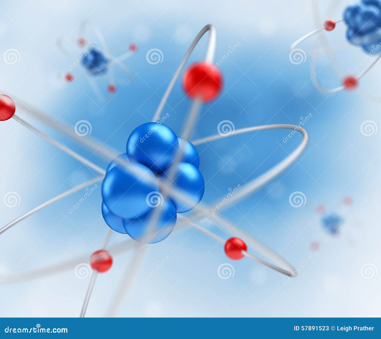 Atom abstract background stock illustration. Illustration of ...