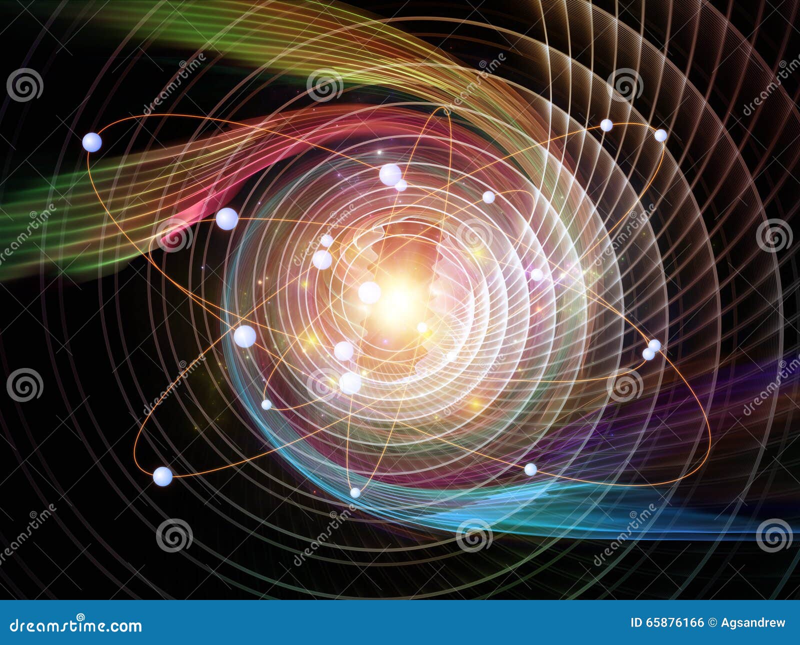 Atom Abstraction stock illustration. Illustration of abstract - 65876166