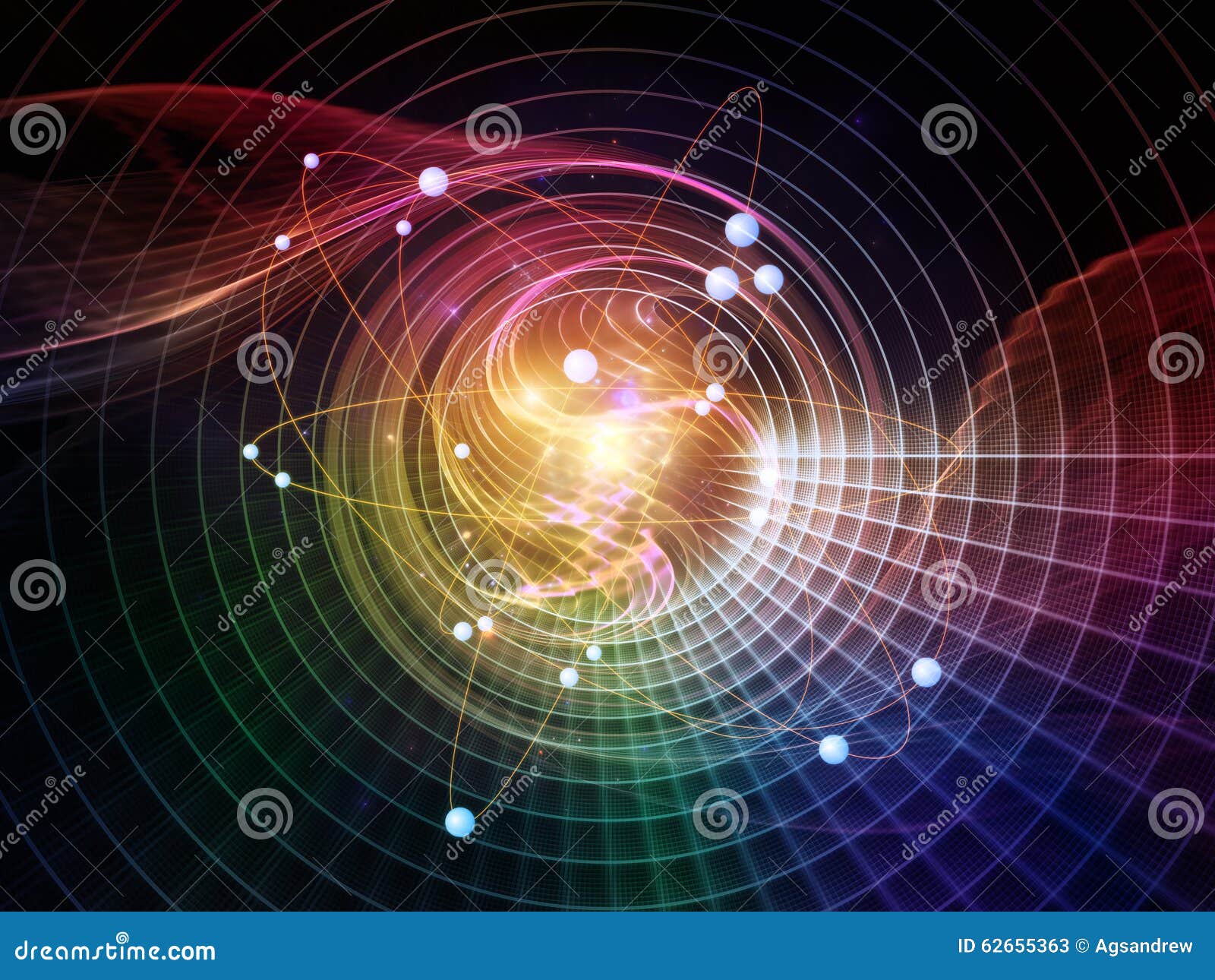 Atom Acceleration stock illustration. Illustration of motion - 62655363