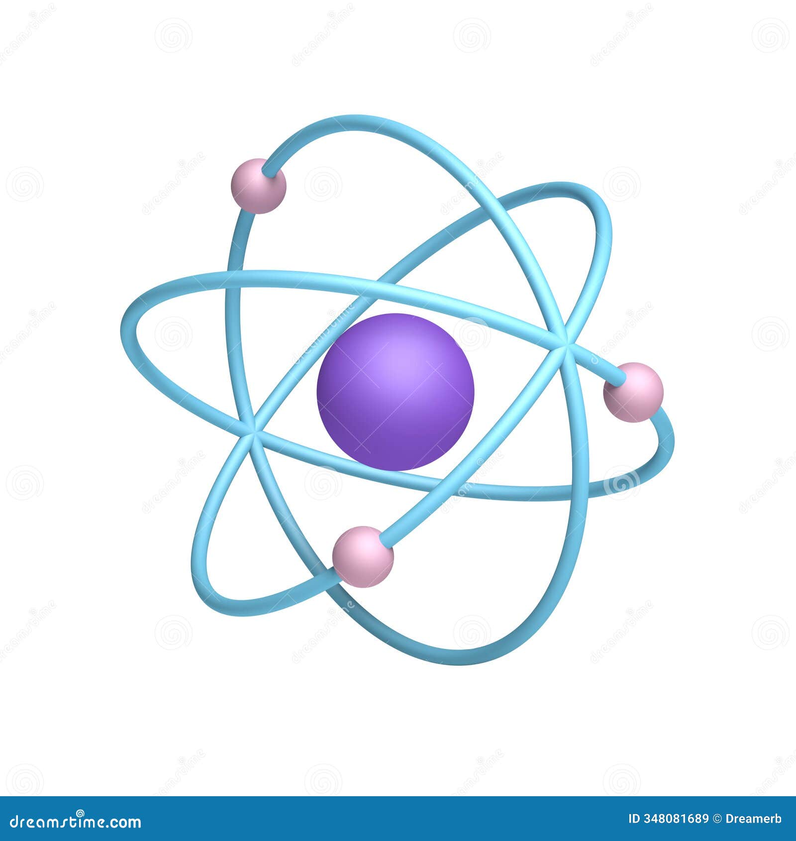 Atom Atomic Structure Scientific Stock Illustration Illustration Of Abstract Connection