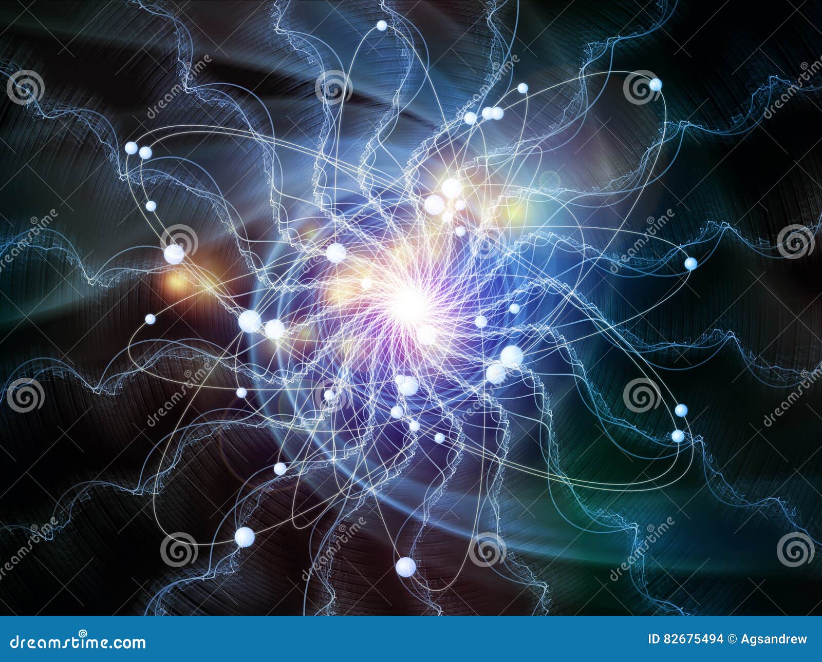 Atom Backdrop stock photo. Image of orbit, energy, design - 82675494