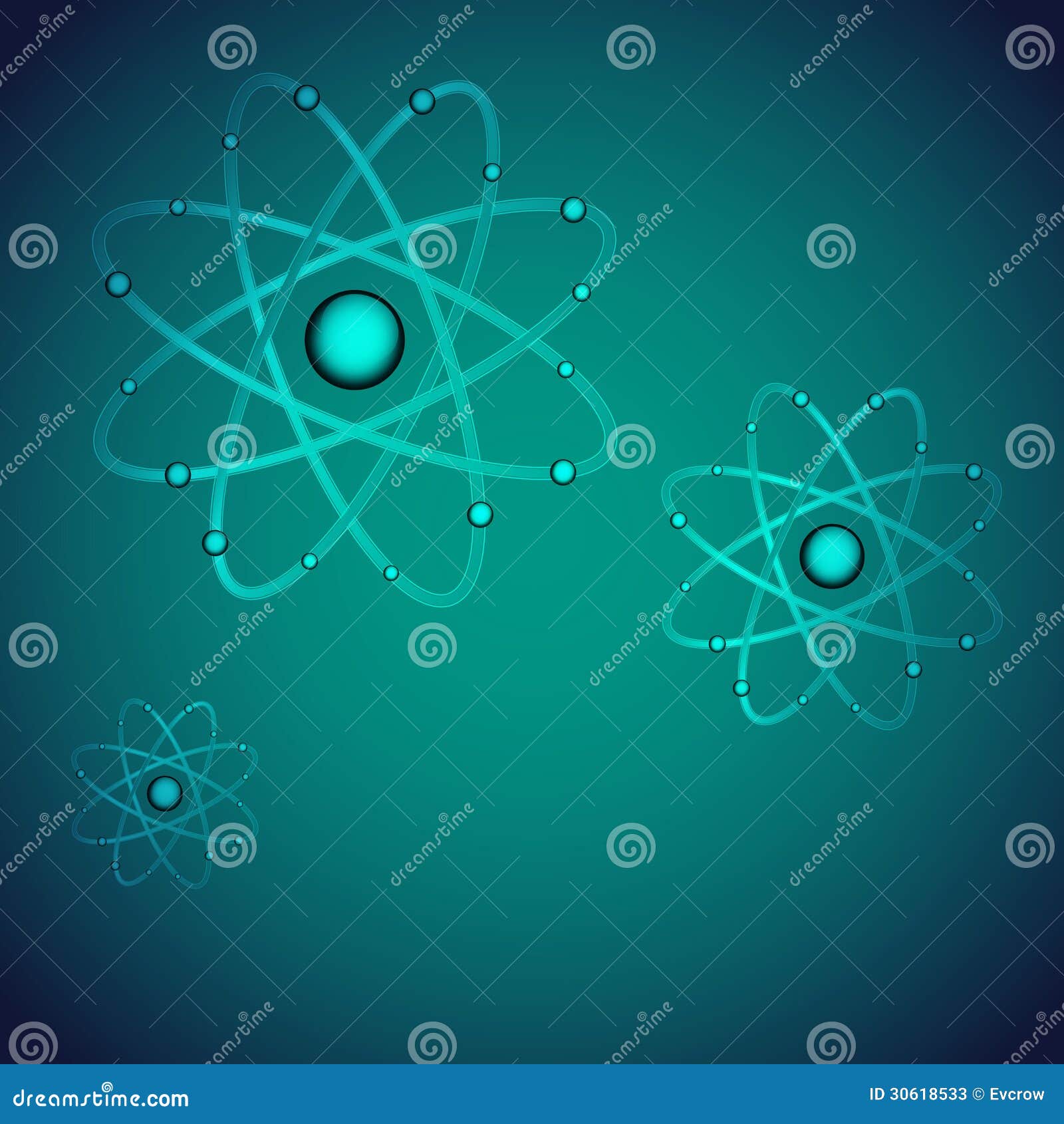 Atom Background. Vector Illustration | CartoonDealer.com #28790238
