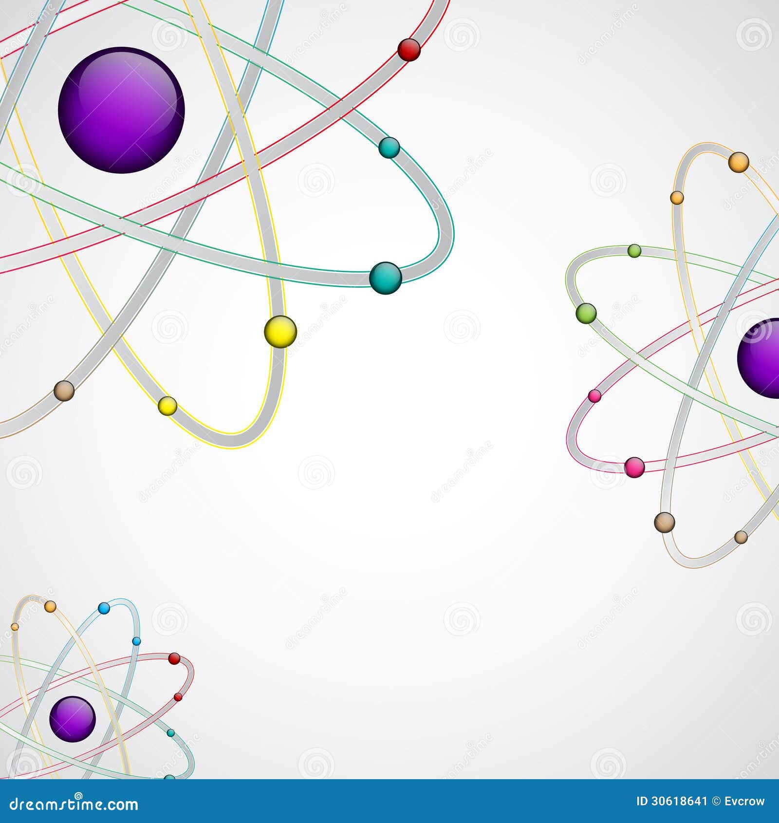 Atom Background. Vector Illustration | CartoonDealer.com #28790238