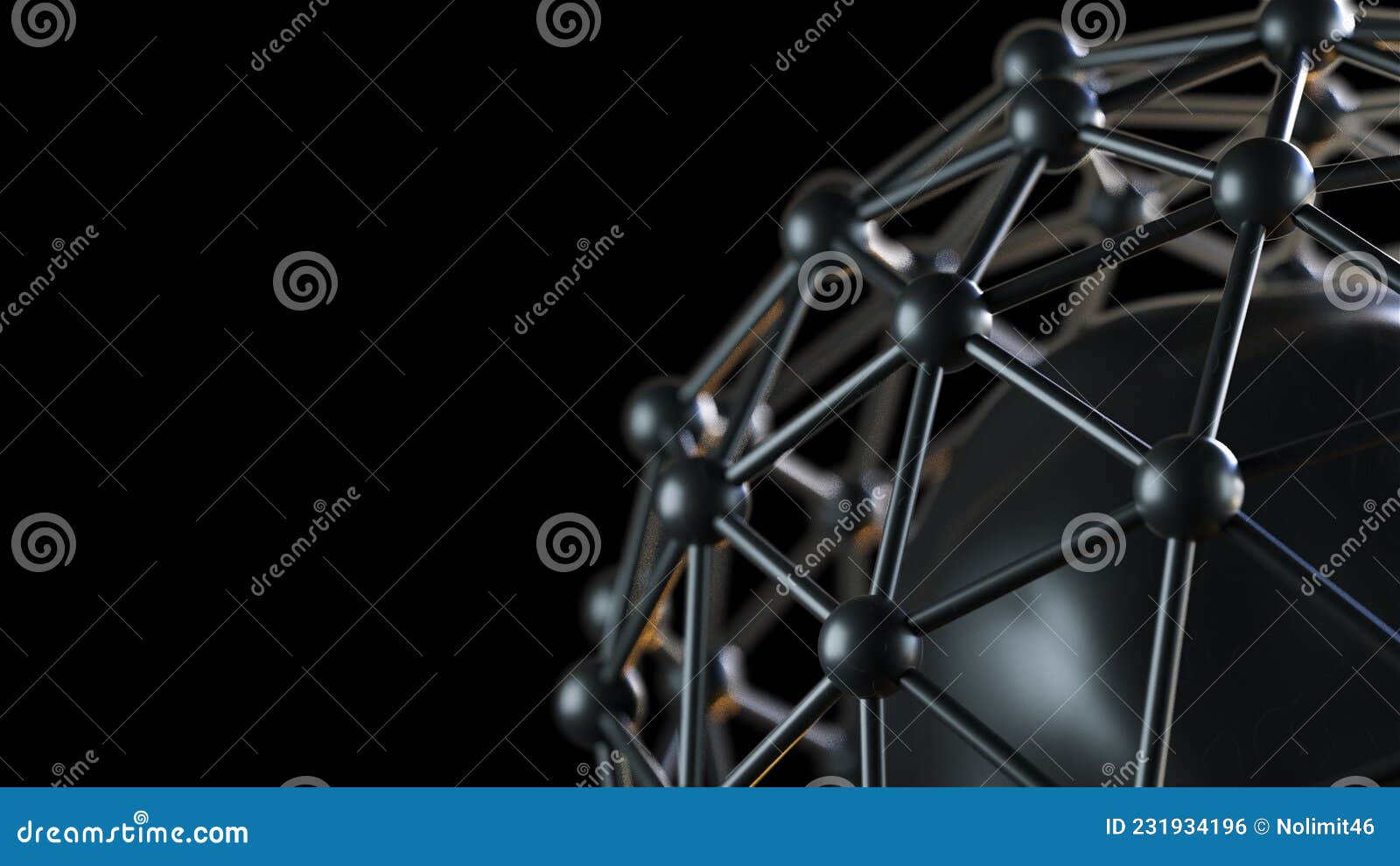 Atom in Cell Made of Electrons Stock Illustration - Illustration of ...
