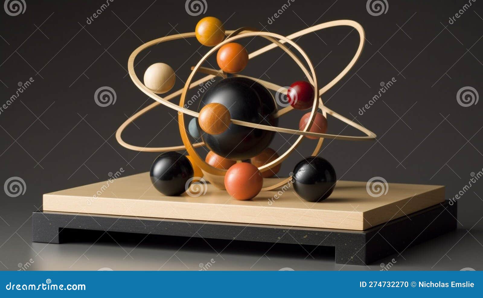 Atom Close Up Background Wallpaper for PowerPoint and Presentations Ai ...