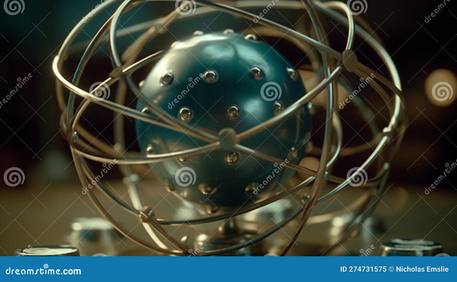 Atom Close Up Background Wallpaper for PowerPoint and Presentations Ai ...