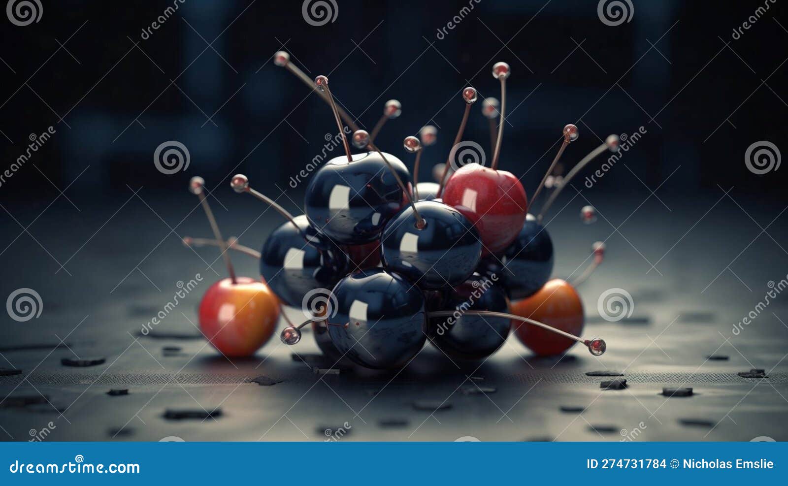 Atom Close Up Background Wallpaper for PowerPoint and Presentations Ai ...