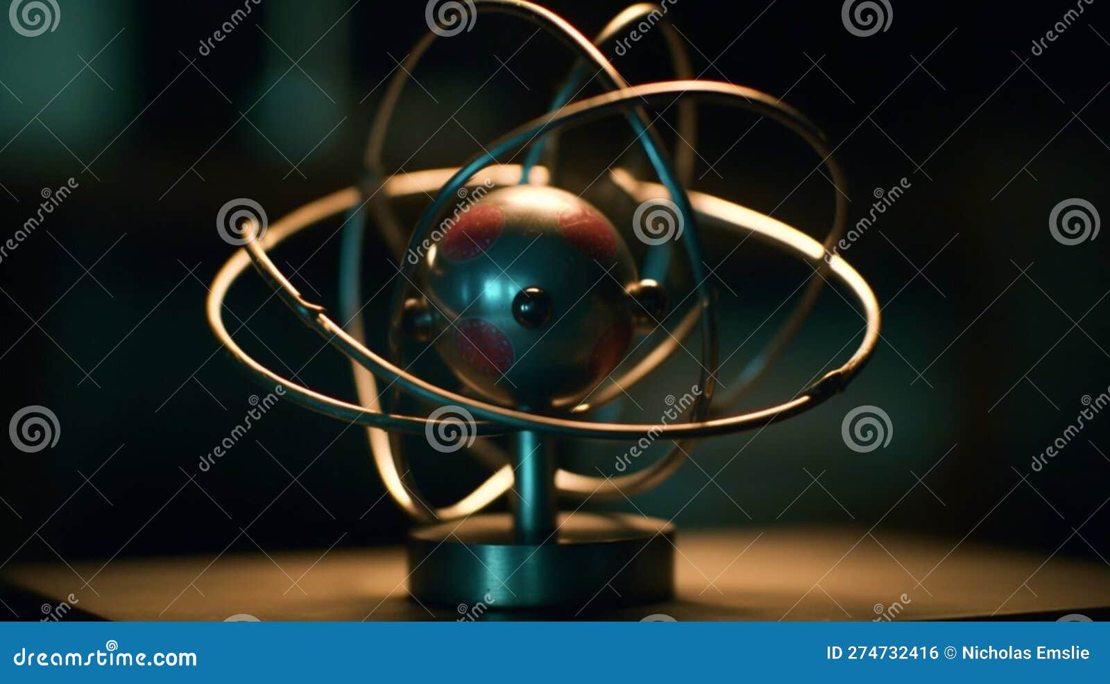 Atom Close Up Background Wallpaper for PowerPoint and Presentations Ai ...