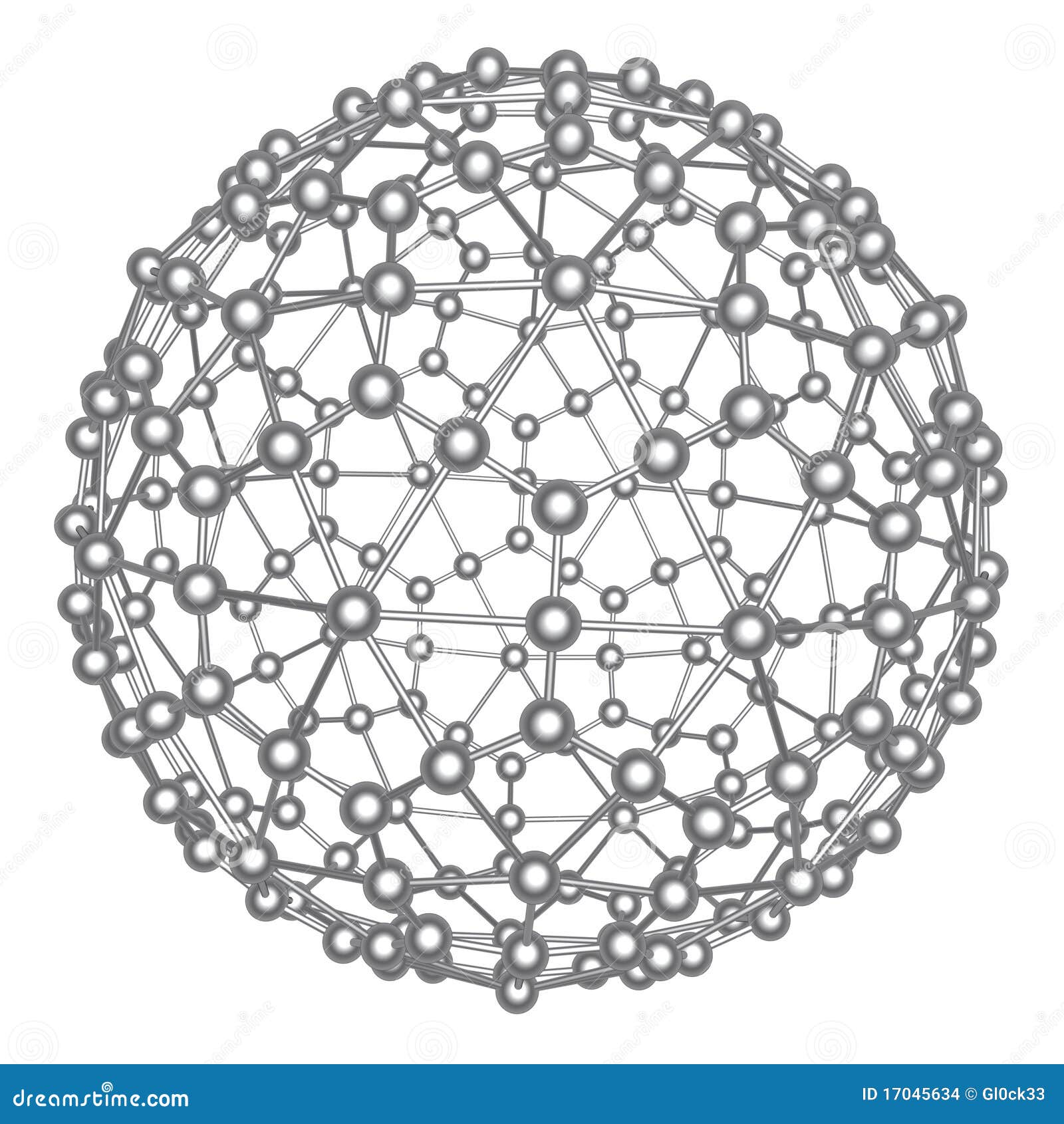 Atom construction stock illustration. Illustration of particle - 17045634