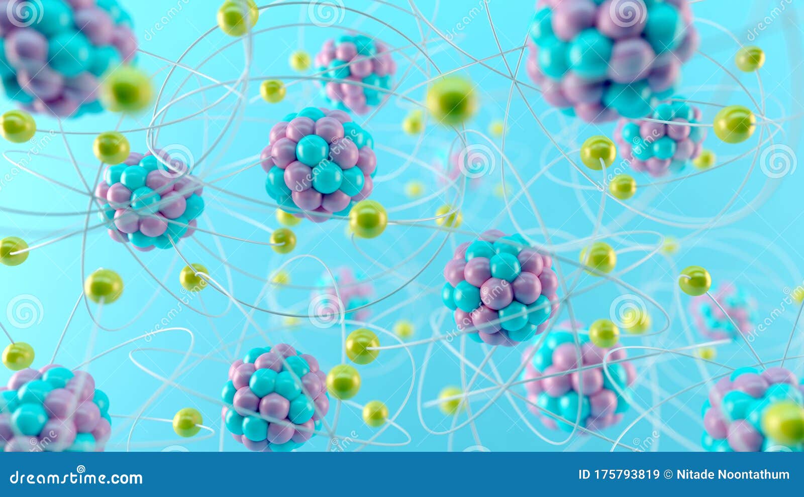Atom With Protons And Electrons, AI Generated Royalty-Free Stock ...