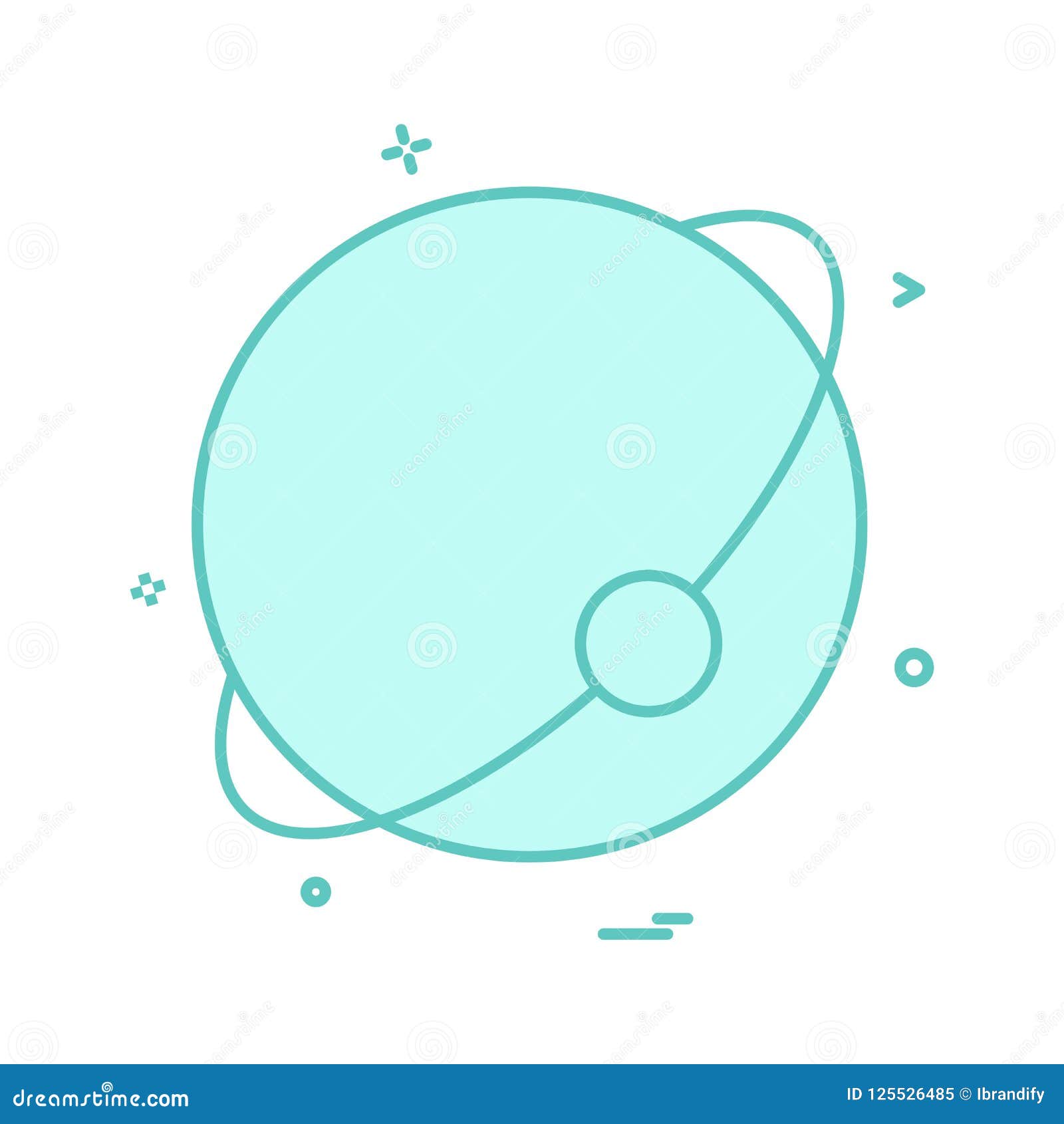 Atom Globe Icon Vector Design Stock Vector - Illustration of flat ...