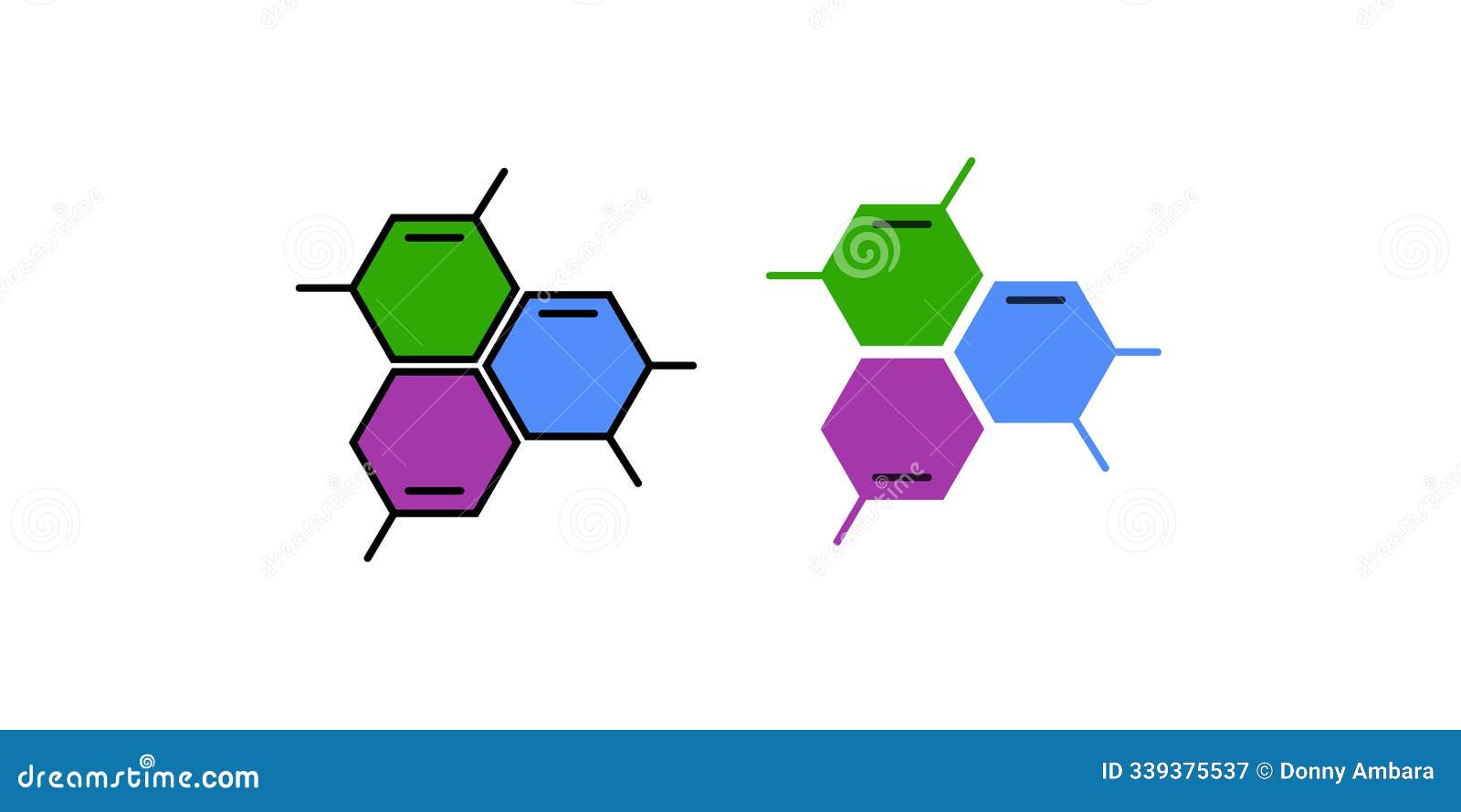 Atom Icon in Flat Design. Set Gray Molecule Symbol or Atom Symbol ...