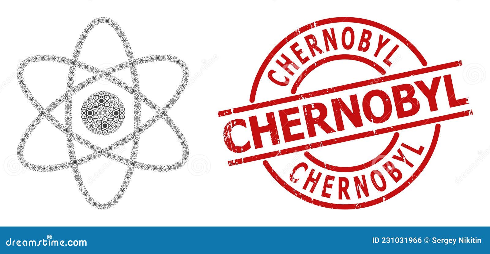 Chernobyl Icon Silhouette. Vector Esp10 Stock Illustration ...