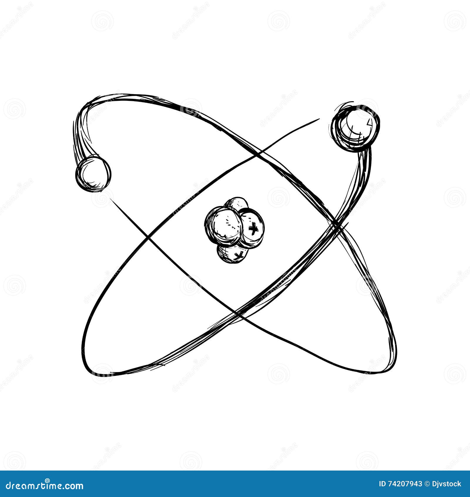 Atom Icon. Science and Chemistry Design. Vector Graphic Stock Vector ...