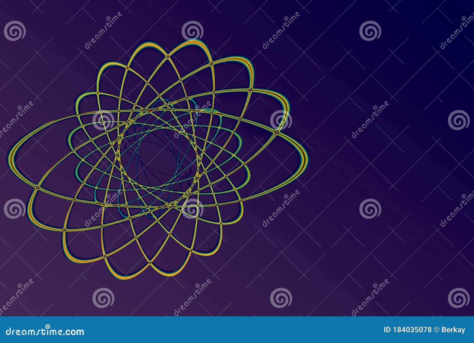 Atom Icon. Science Sign.Atomic Symbol. Electrons and Protons Stock ...