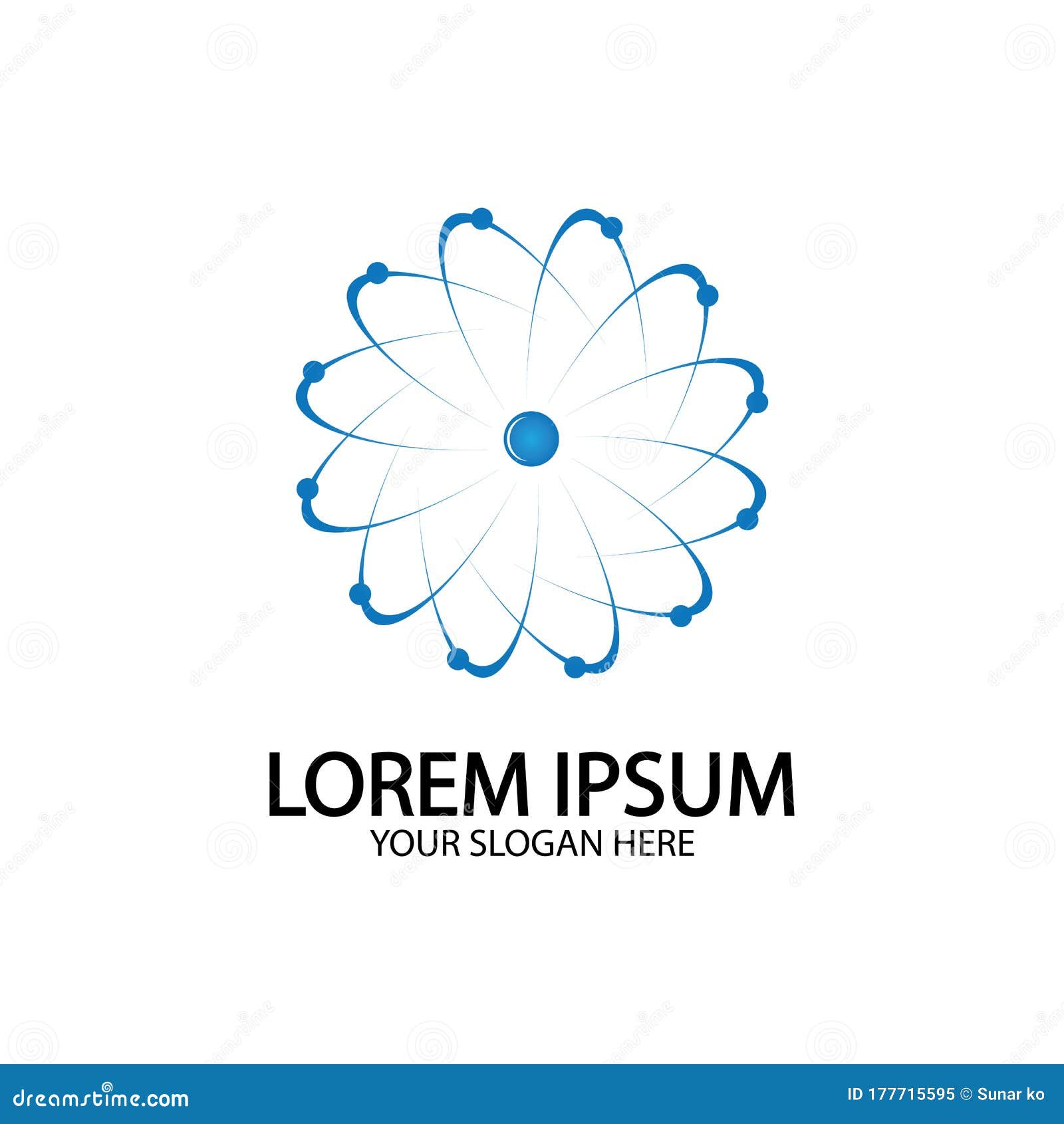 Atom Icon. Science Sign. Atom Logo. Atomic Symbol. Nuclear Icon ...