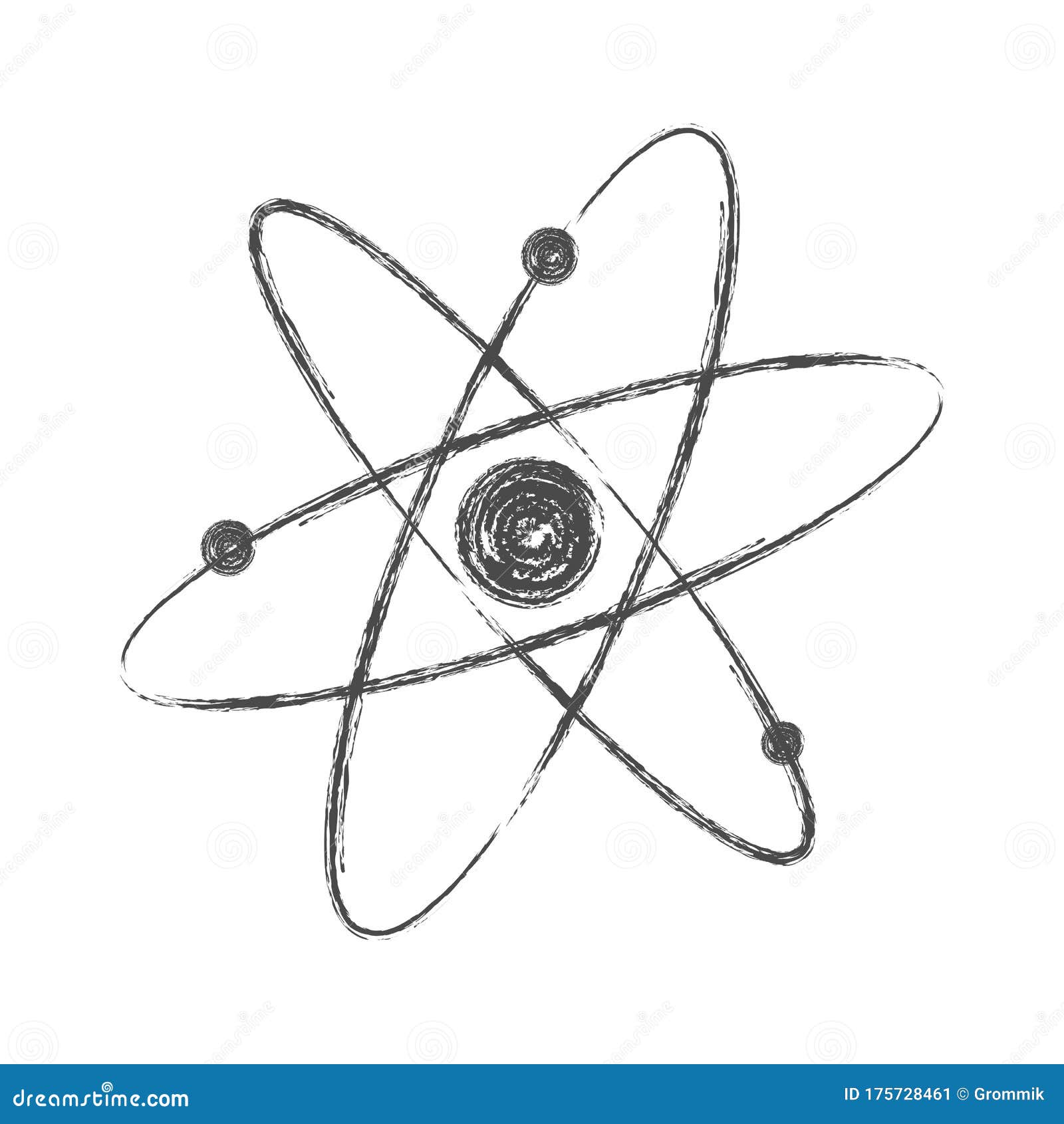 Atom Icon on a White Background To Create a Logo, Logo, Site or App ...