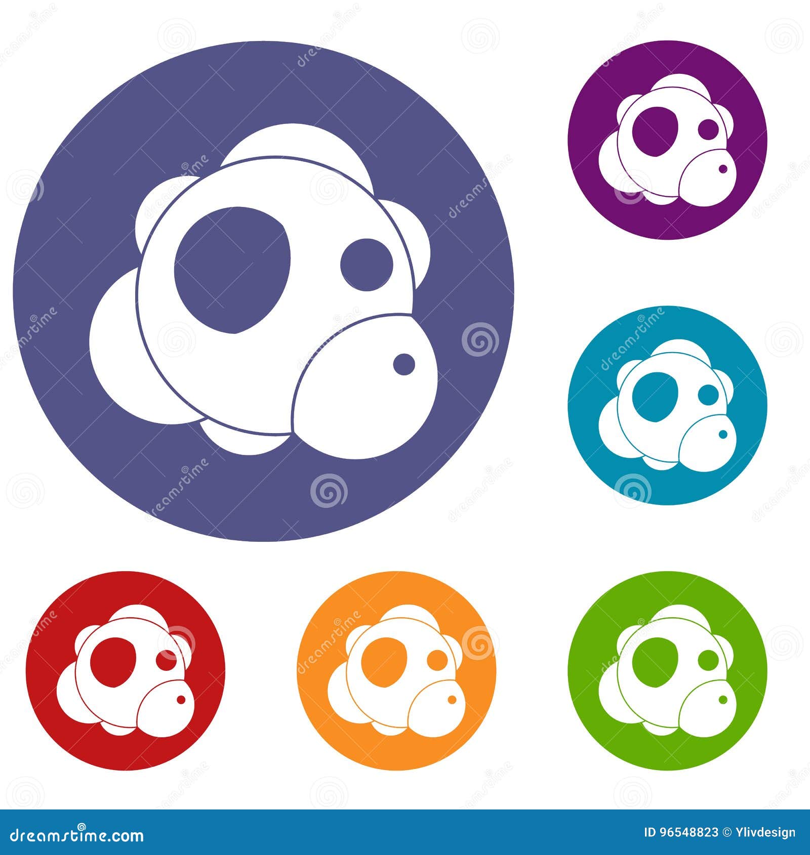 Atom icons set stock vector. Illustration of element - 96548823