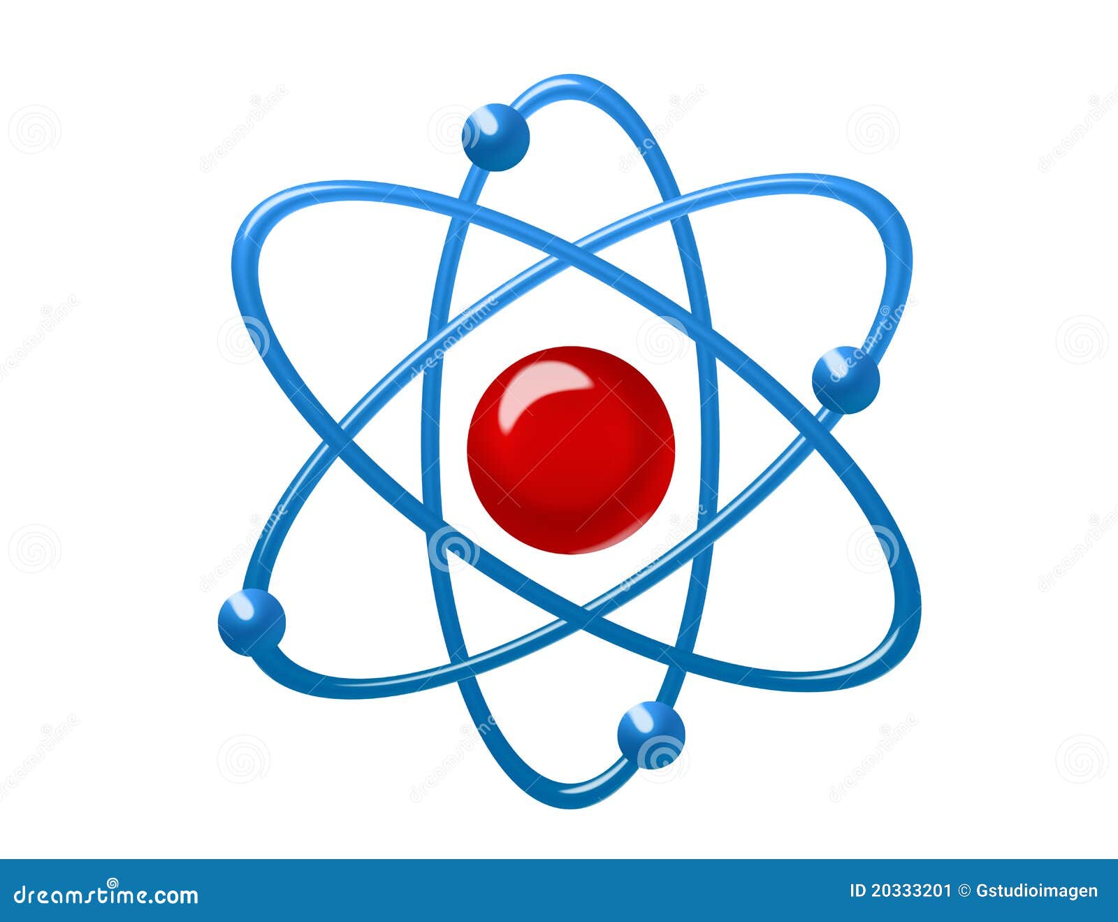 Atom illustration stock illustration. Illustration of isolated - 20333201