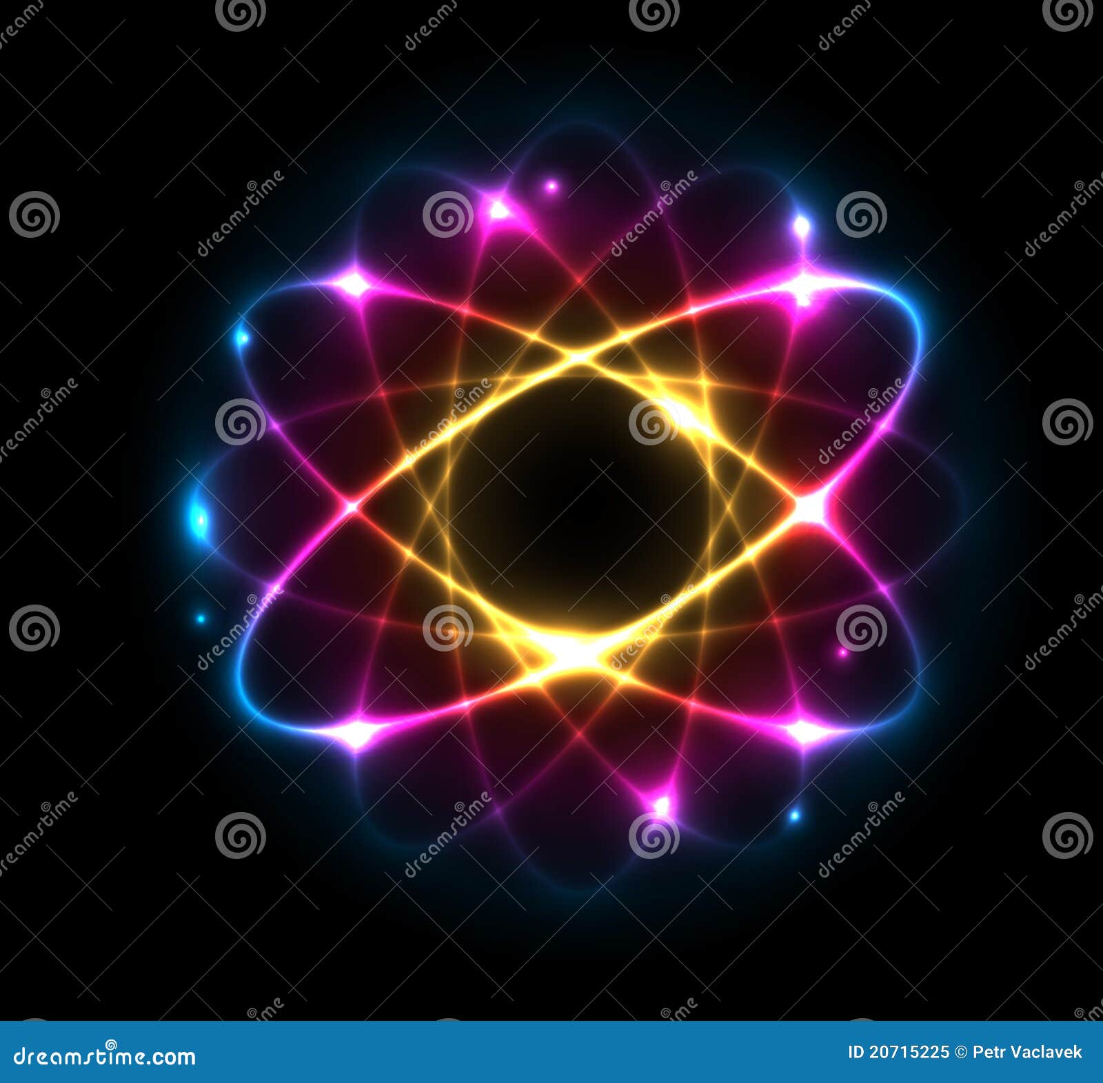 Atom - illustration stock illustration. Illustration of ball - 20715225