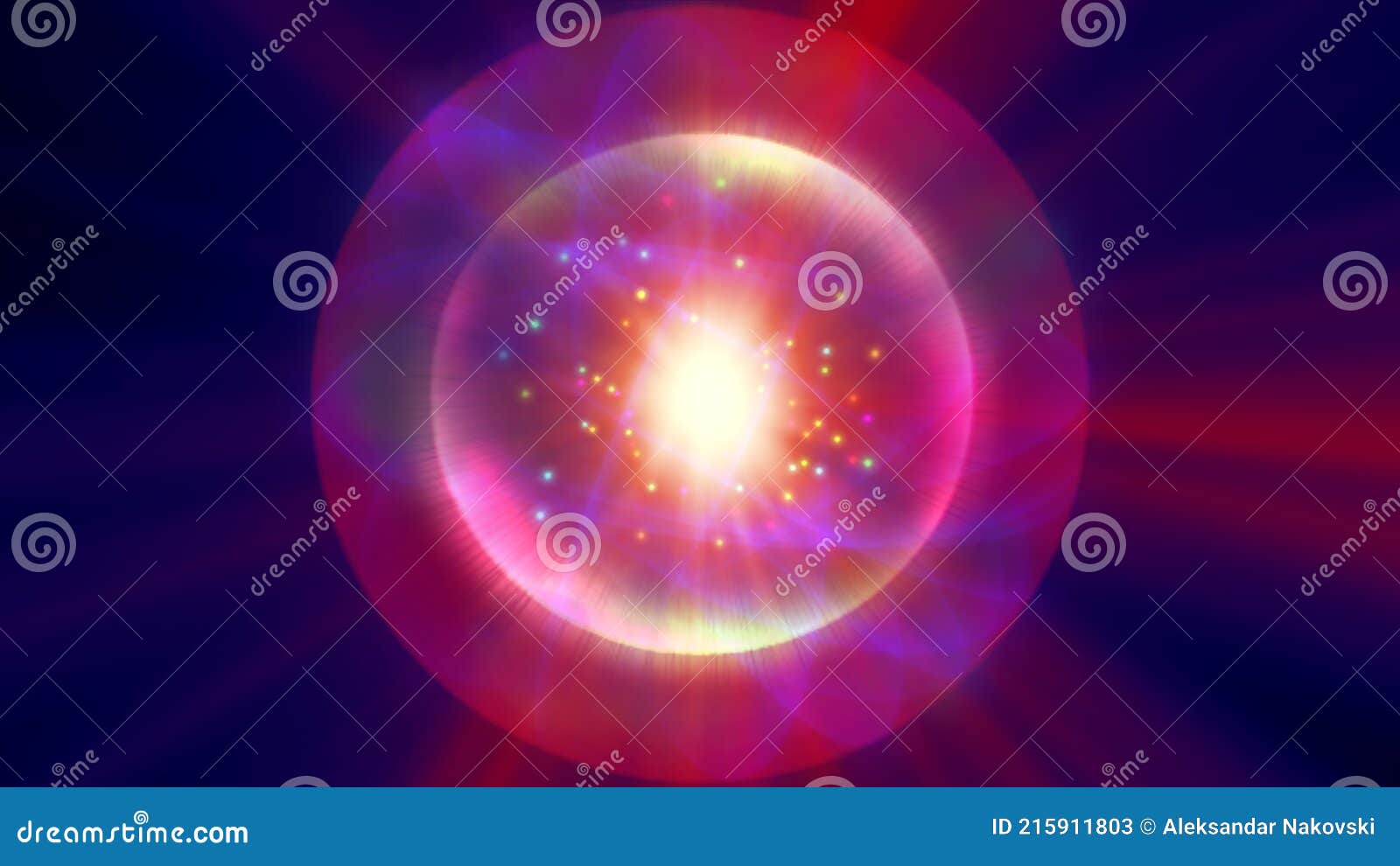 Atom Light Ray Glow Abstract Stock Illustration - Illustration of atom ...