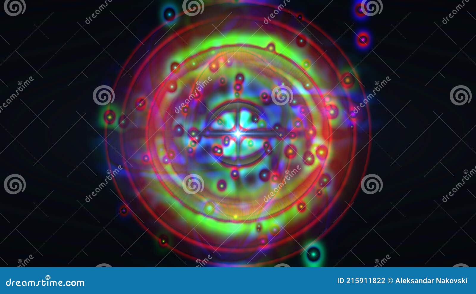 Atom Light Ray Glow Abstract Stock Illustration - Illustration of flare ...