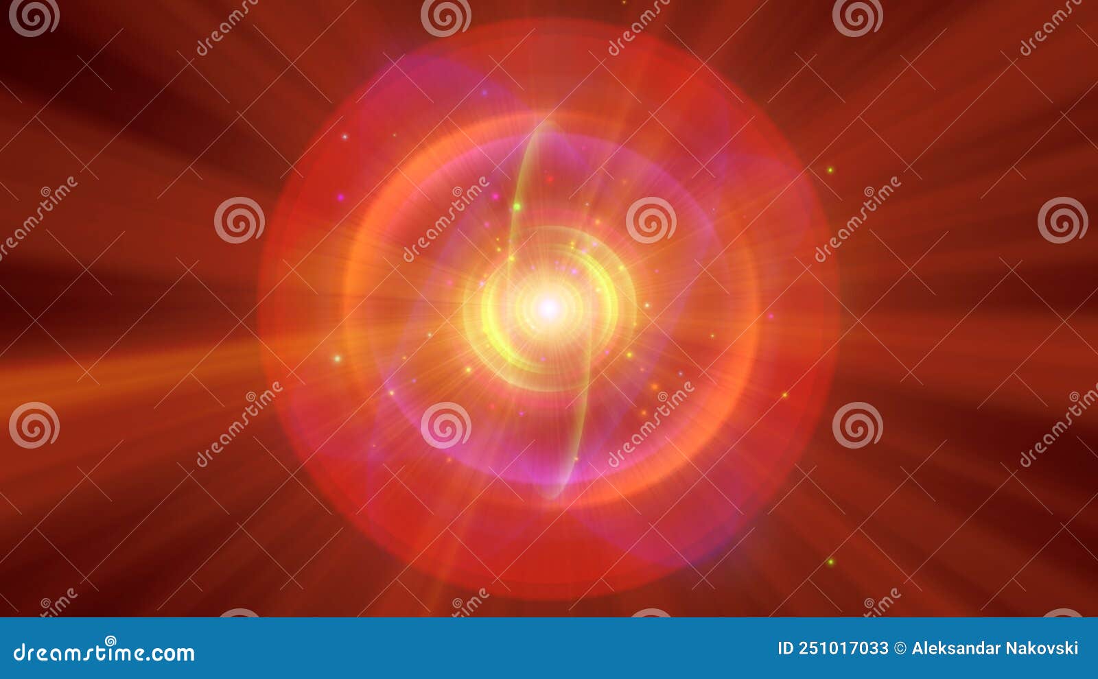 Atom Light Ray Glow Abstract Stock Illustration - Illustration of ...