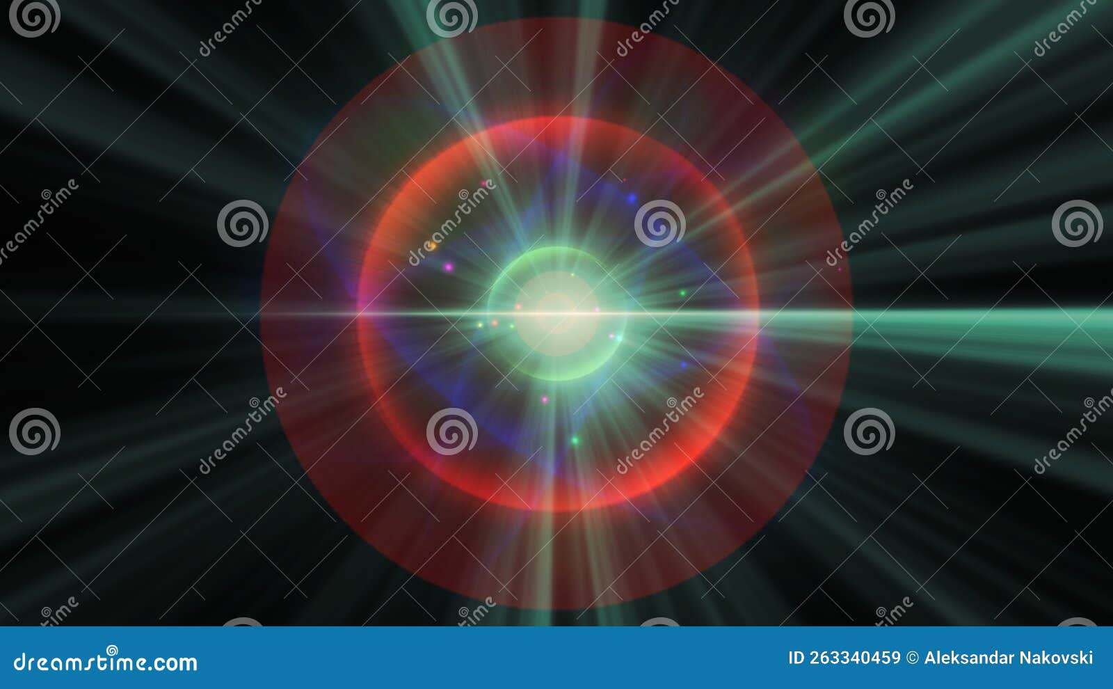 Atom Light Ray Glow Abstract Stock Illustration - Illustration of ...