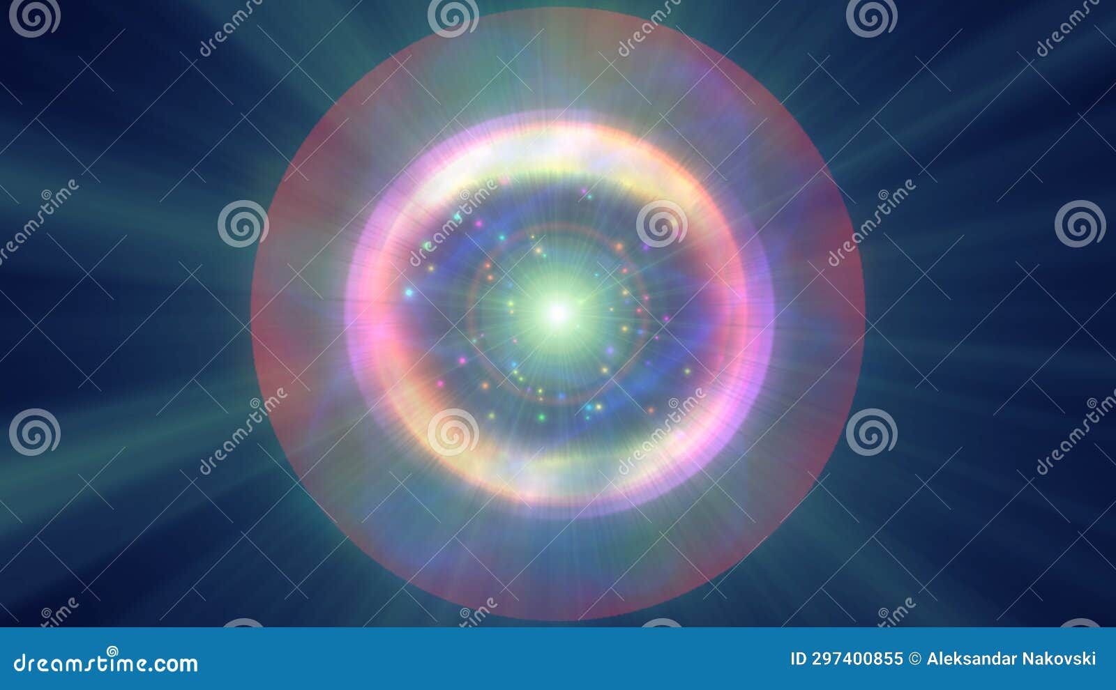 Atom Light Ray Glow Abstract Stock Illustration - Illustration of flare ...