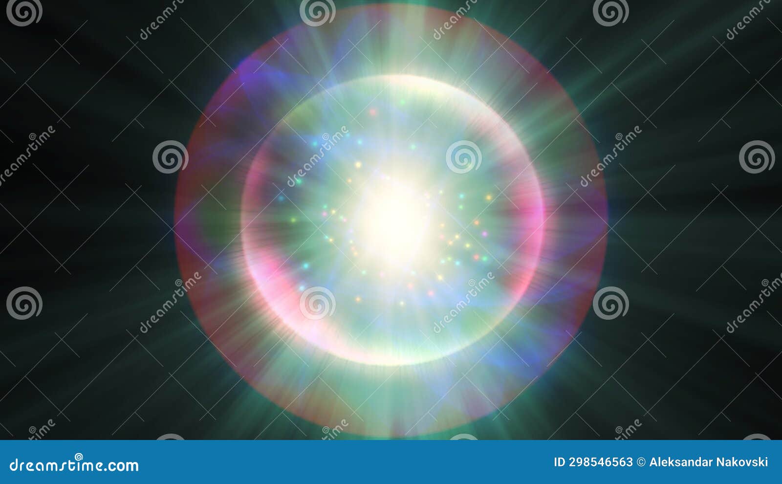 Atom Light Ray Glow Abstract Stock Illustration - Illustration of shine ...