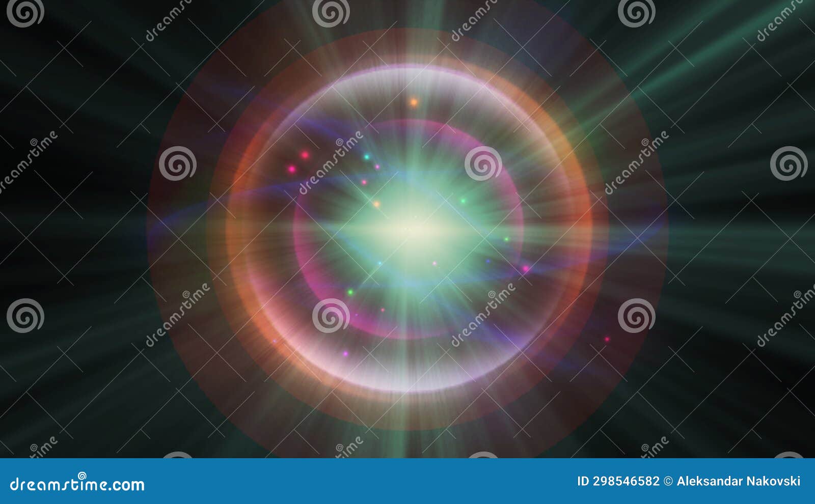 Atom Light Ray Glow Abstract Stock Illustration - Illustration of magic ...
