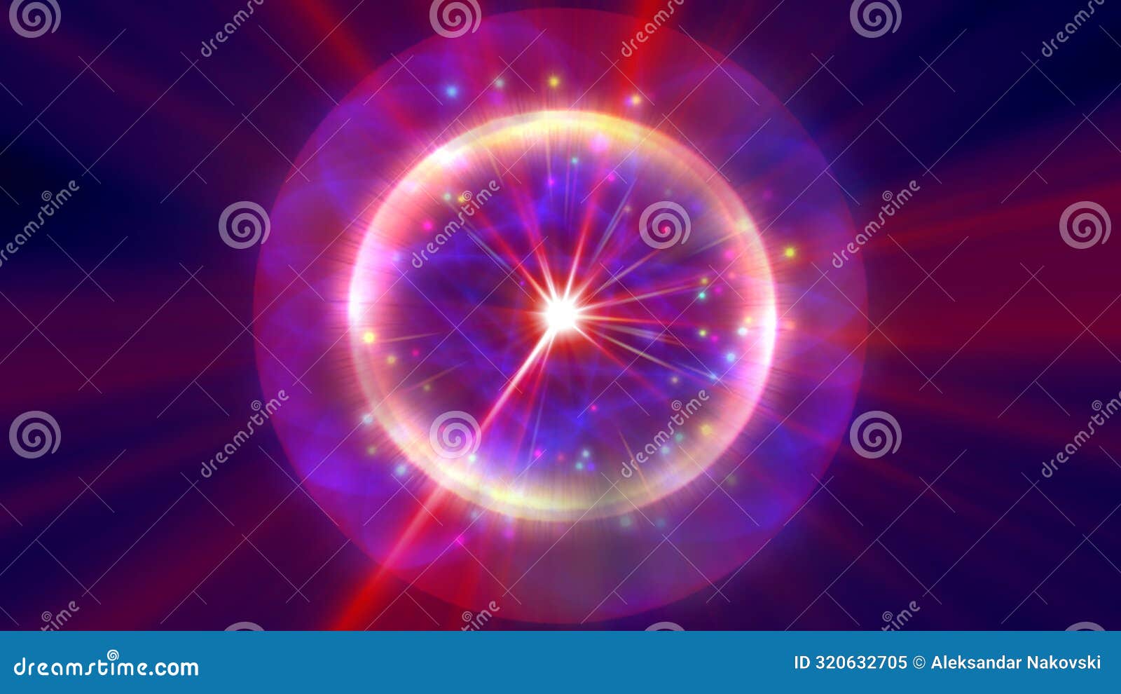 Atom Light Ray Glow Abstract Stock Illustration - Illustration of ...
