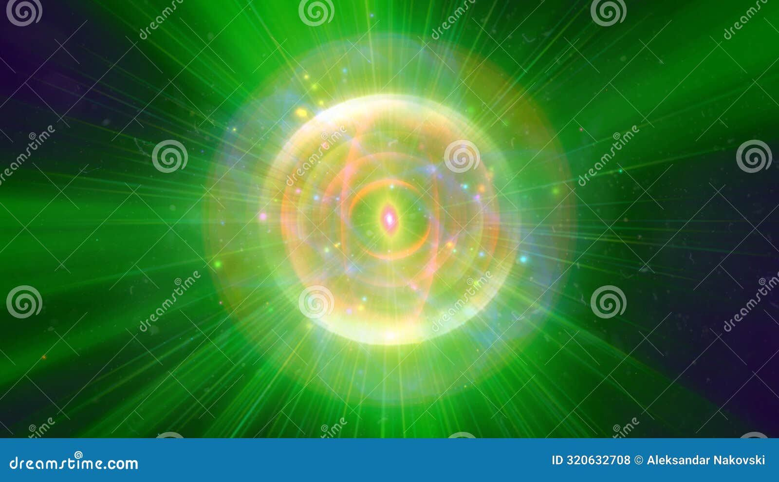 Atom Light Ray Glow Abstract Stock Illustration - Illustration of ...