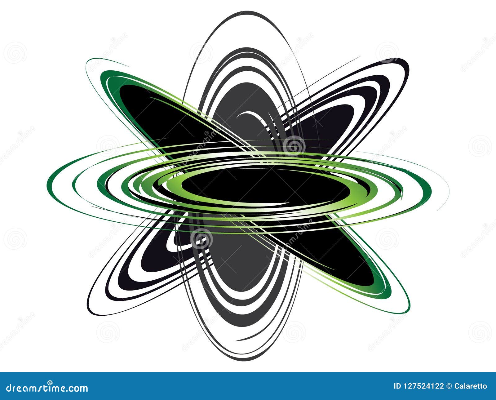 Atom logo symbol vector stock vector. Illustration of atomic - 127524122